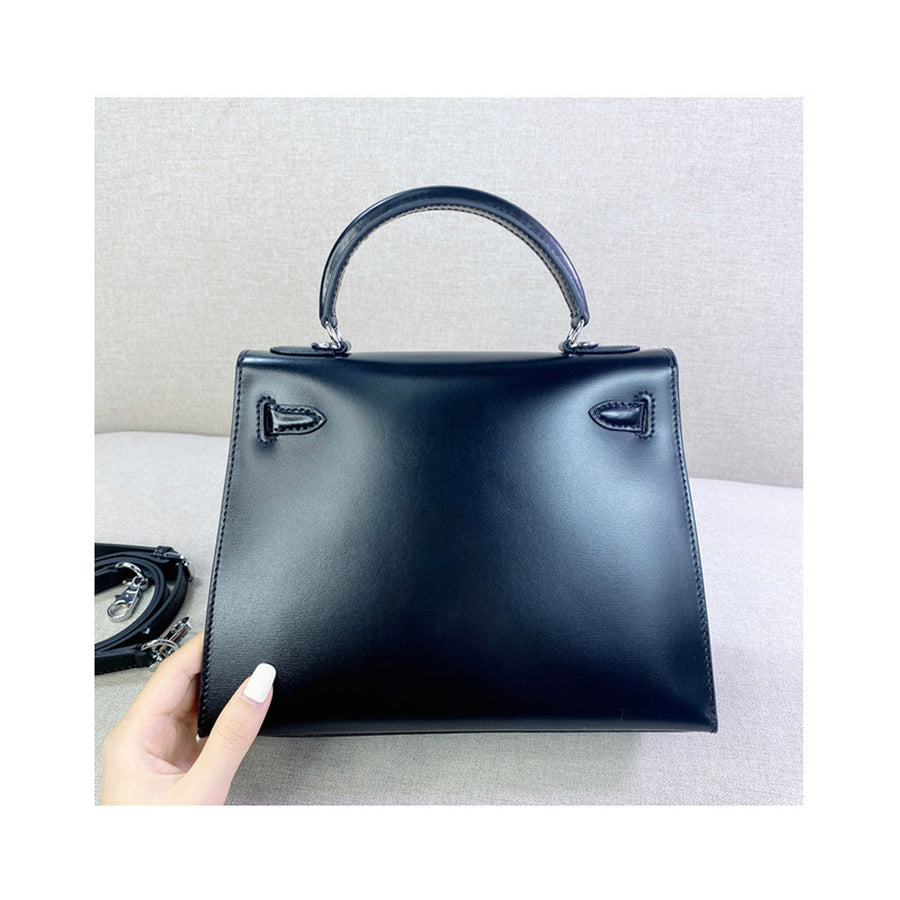 Black Leather Inspired Mini Designer Bag | Luxury Small Handbag ...