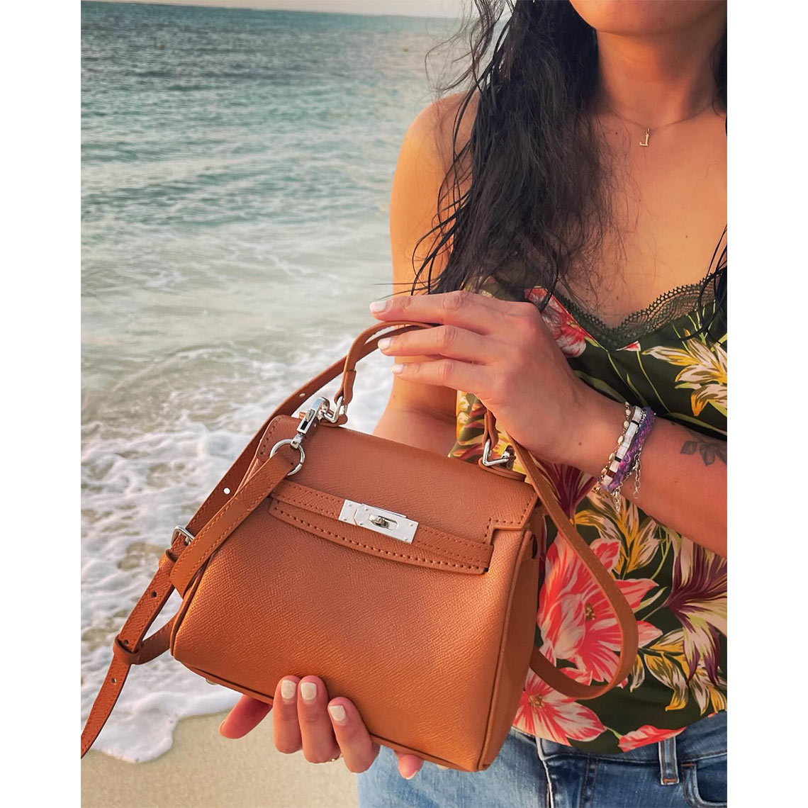 Mini Kelly Bag DIY Leather Kit -Make a Inspired Bag at Home – POPSEWING®