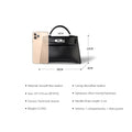 Black Leather Inspired Mini Designer Bag | Luxury Small Handbag ...