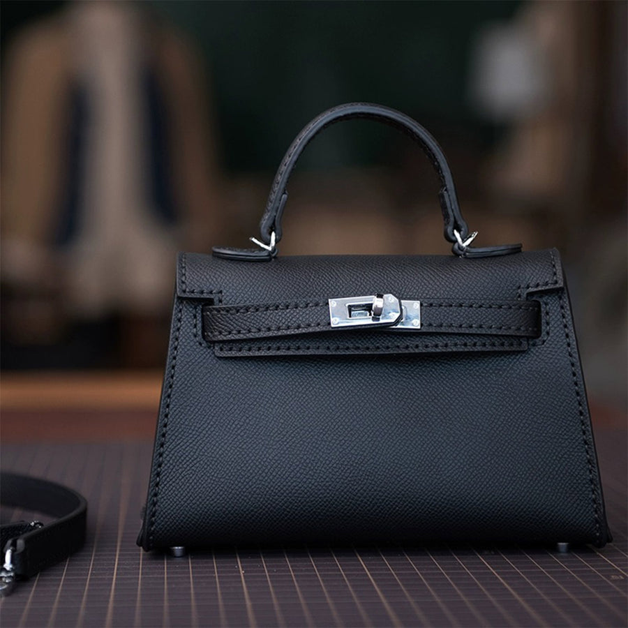 Inspired Sellier Kelly Bag DIY Kit | DIY Leather Bag Kits - POPSEWING®