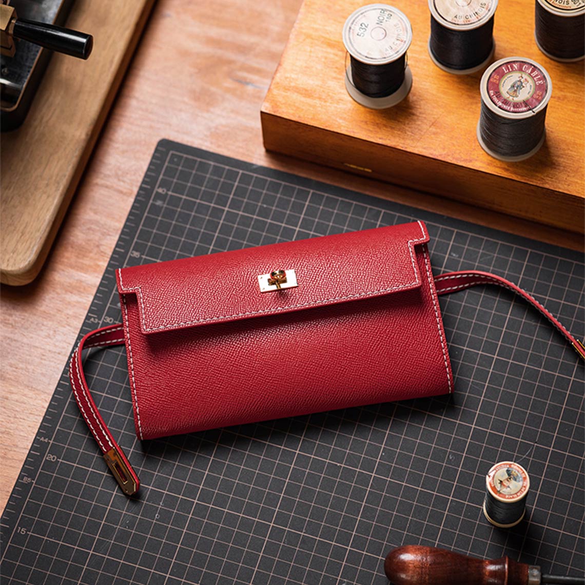 POPSEWING Leather Kelly Long Wallet DIY Kit