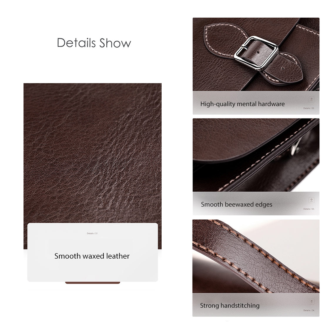 Men Messenger Satchel Bag DIY Kit | Do It Yourself Bags Leather Kits ...