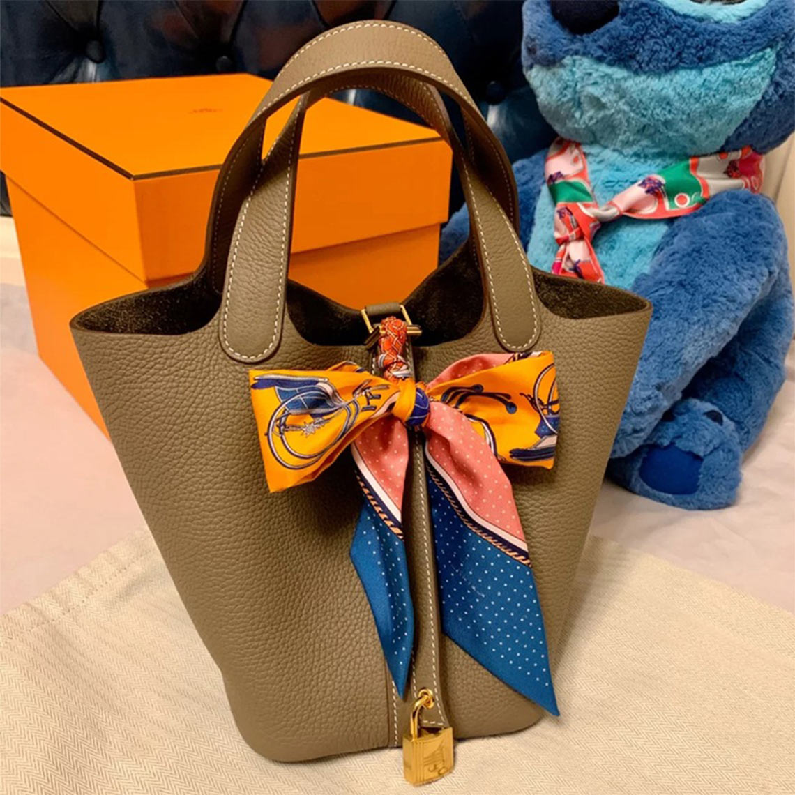 Leather Inspired Picotin Handbag | Designer Leather Handbags – POPSEWING®