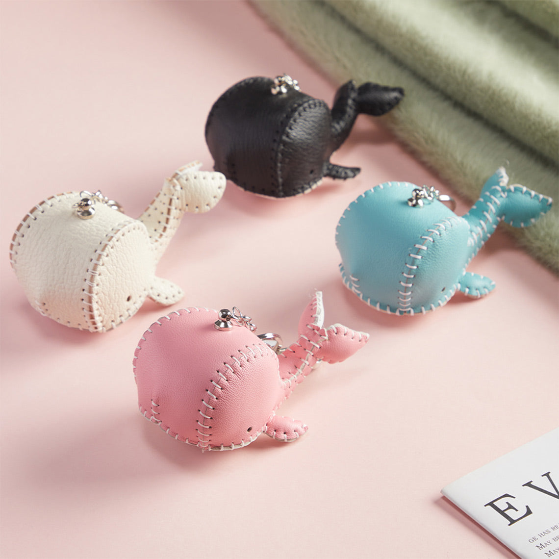 POPSEWING™ Whale Keychain DIY Leather Kit | Make Your Own Keychain Kit ...